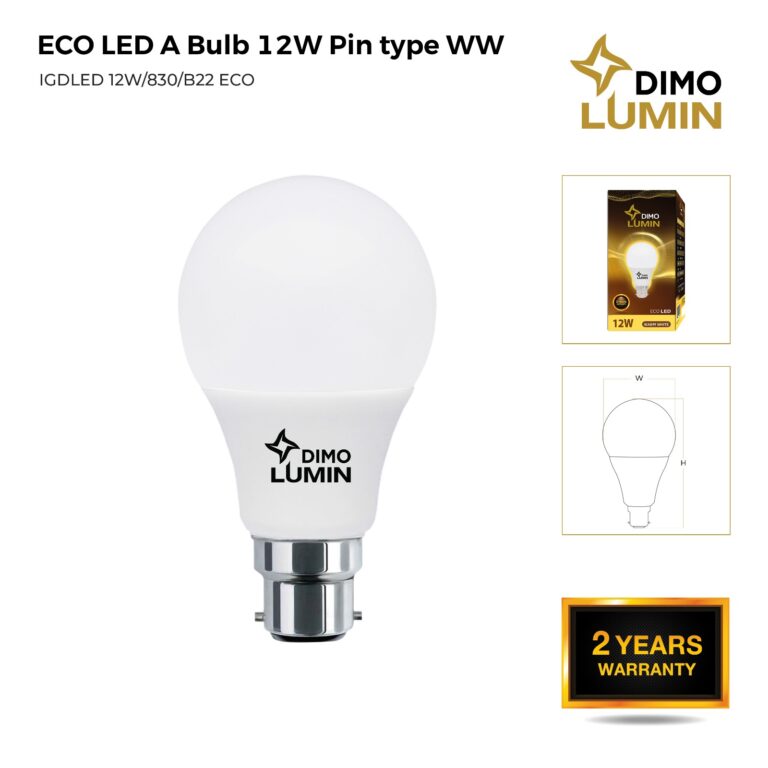ECO Dimo Led 12W Warm White - Pin Type
